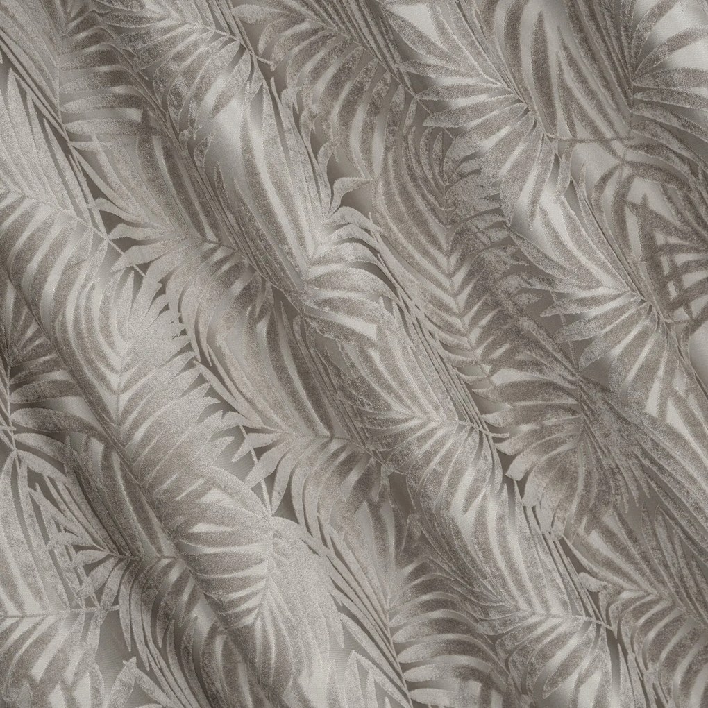 ZÁVĚS NA KROUŽCÍCH LIVIA 140X250 CM BÉŽOVÁ