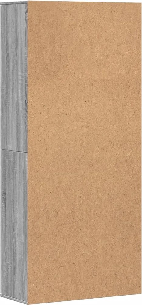 Skříň highboard šedá sonoma 80 x 35 x 180 cm kompozitní dřevo 3276656