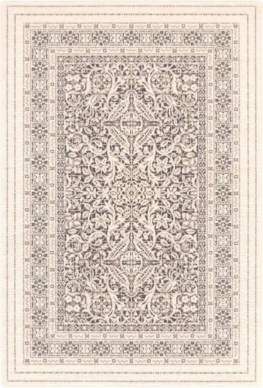 Vlněný kusový koberec Agnella Isfahan Sonkari Antracitový Rozměr: 200x300 cm