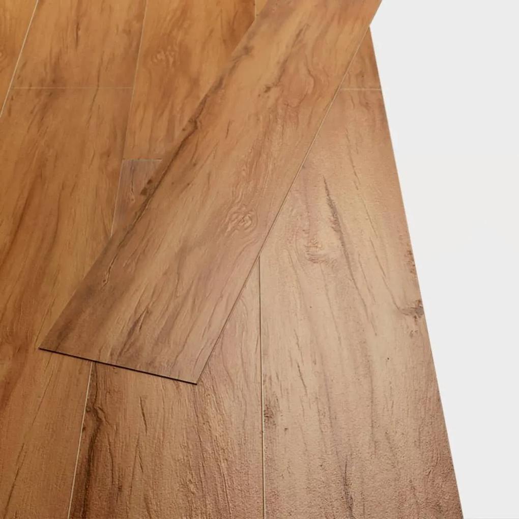 Nesamolepicí PVC podlahová prkna 5,26 m² 2 mm přírodní jilm,  245166