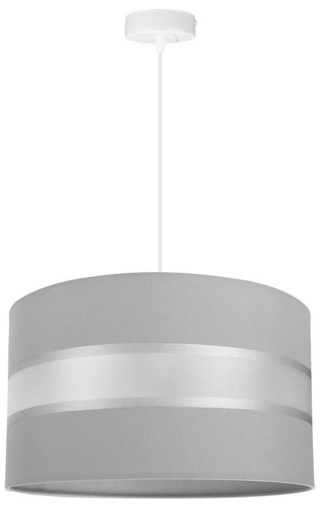 Závěsné svítidlo Elegance, 1x textilní stínítko (výběr z 5 barev), (výběr ze 3 barev konstrukce), (fi 35cm)