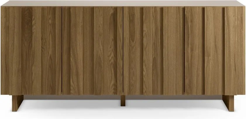 Krémová/v přírodní barvě komoda z borovicového dřeva 180x78x43 cm Marlo – Marckeric