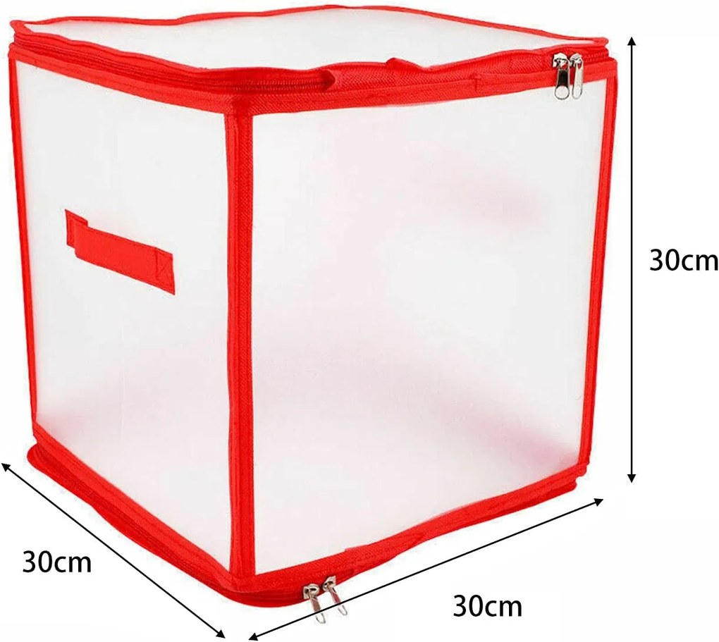 usporadejto.cz Vánoční úložný box na baňky, koule a vánoční ozdoby, na 64 kusů