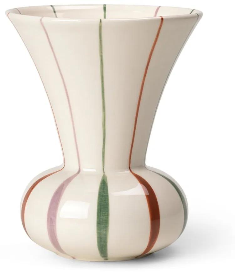 Kameninová váza Kähler Design Signature, výška 15 cm
