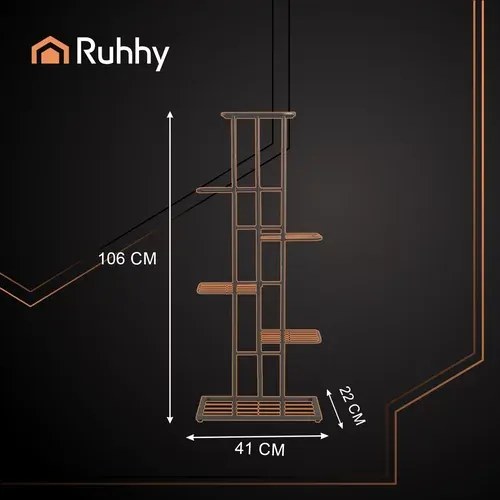 Vysoký stojan na květiny – 6 pater