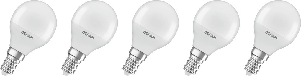 Osram LED žárovka »Led Base Retro«, 5 kusů (Clp40, E14, 470lm, matná)