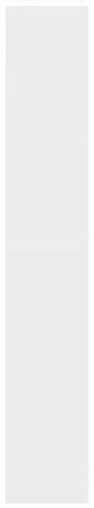 vidaXL Botník 60 x 21 x 125,5 cm kompozitní dřevo [839896] Barva: Bílá