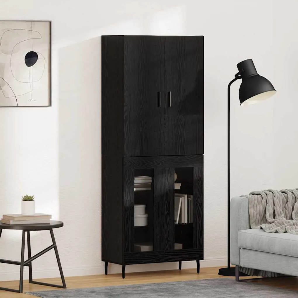 Vysoký bufet 2 ks Artisanový dub 69,5 x 34 x 180 cm 3403185
