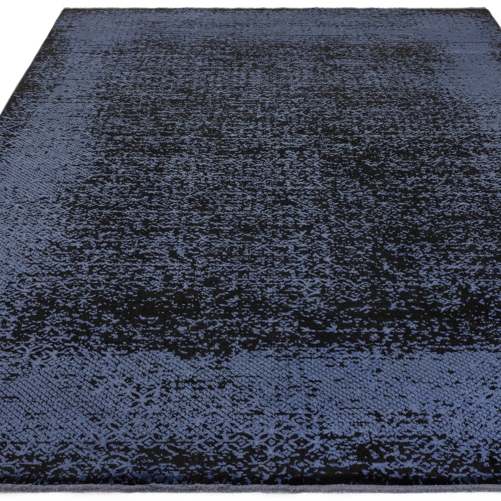 Tribeca Design Kusový koberec Trigger Indigo Black Rozměry: 120x170 cm