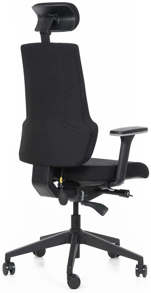 MERCURY Ergonomická kancelářská židle DELI - černá látka