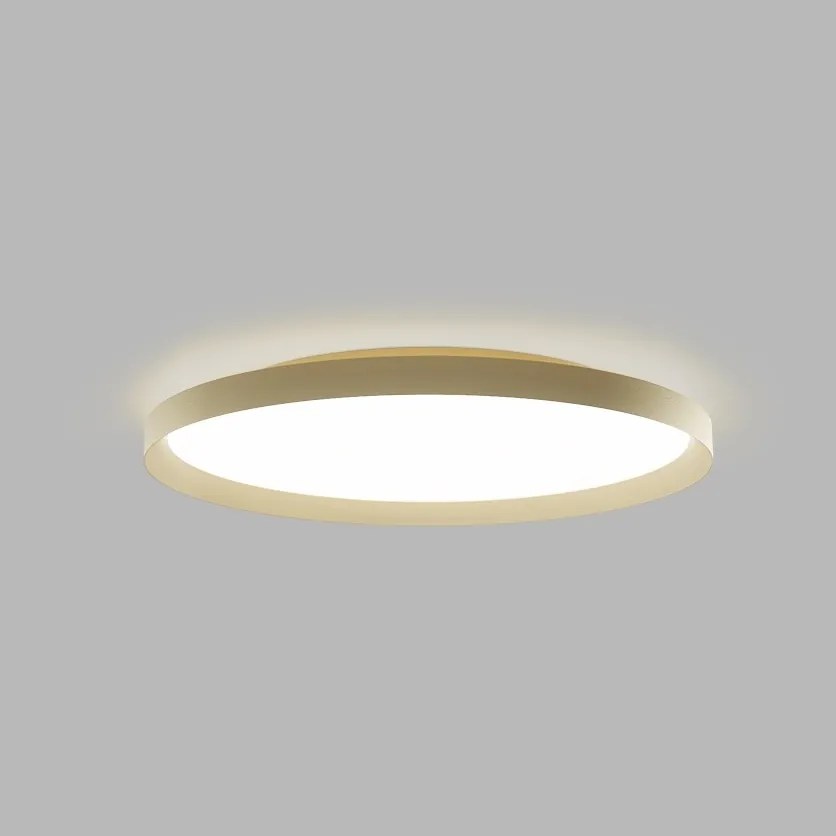 LED2 1274957DT Moon, stropní svítidlo, 60W LED 3000/4000K stmívatelné TRIAC, zlatá, Ø60cm