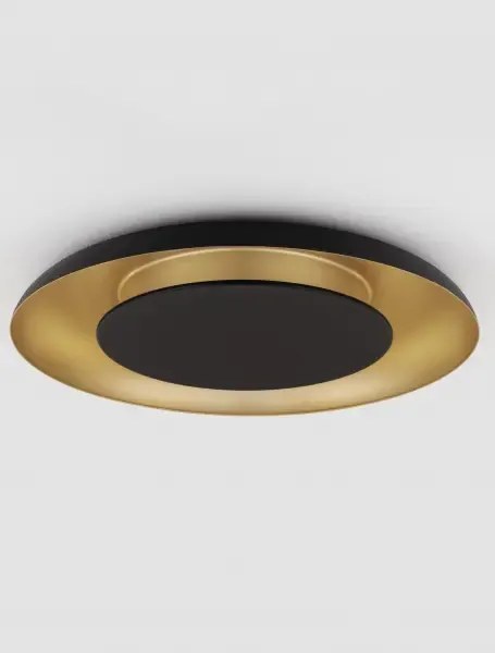 LED stmívatelné černo-zlaté designové stropní svítidlo Epos