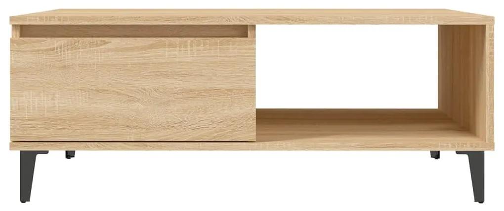 vidaXL Konferenční stolek dub sonoma 90 x 60 x 35 cm dřevotříska