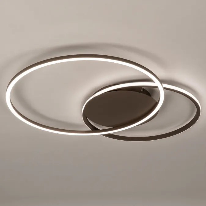 Stropní stmívatelné LED svítidlo Omega 750 Brown Big