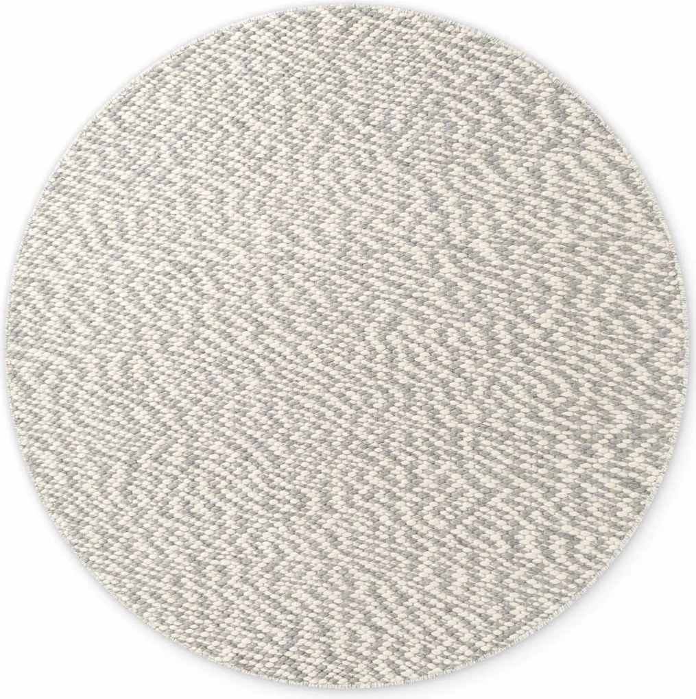 ELLE Decoration, Kusový koberec Lyon Beans 106317 Natural Cream Grey kruh z kolekce Elle, 160x160 (průměr) kruh, šedá, ložnice