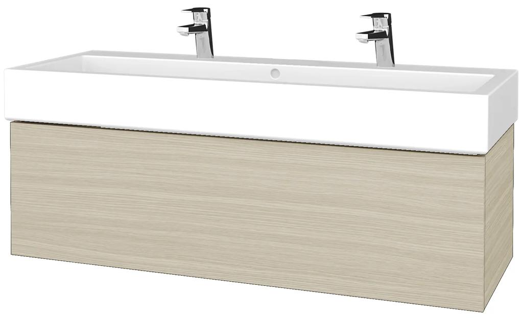 Dřevojas Koupelnová skříňka VARIANTE SZZ 120 Varianta: N01 Bílá lesk / L03 Antracit vysoký lesk
