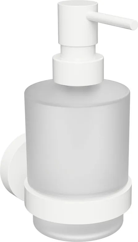 Sapho Sapho, X-ROUND WHITE dávkovač mýdla, mléčné sklo, 200ml, bílá, XR103W
