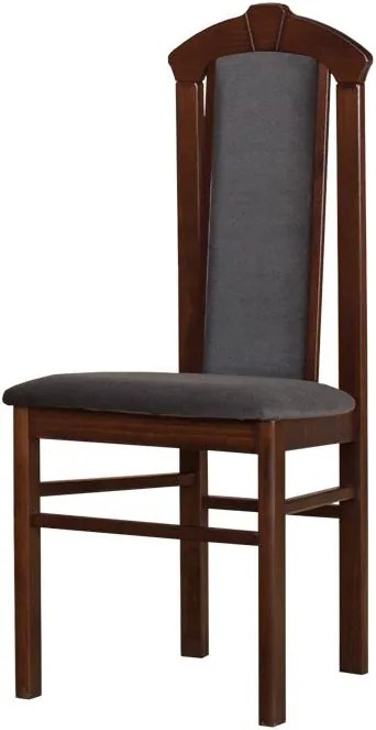 Židle K70 (ořech / grafitový velur)
