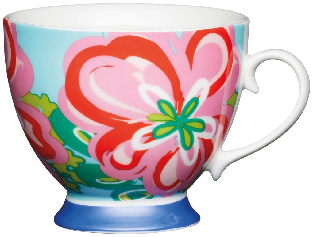 KitchenCraft Porcelánový hrníček Large Floral -400ml