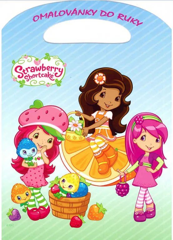AKIM Omalovánky do ruky A4 Jahůdka (Strawberry Shortcake) 705284