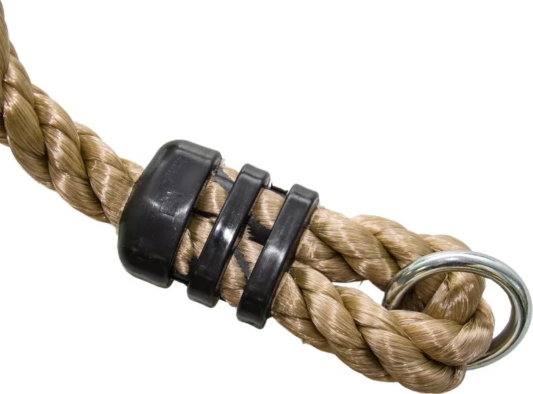 4iQ Šplhací lano se sedákem 30cm pro dětská hříště - Světle zelené