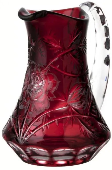 Džbán Rose, barva rubín, objem 950 ml