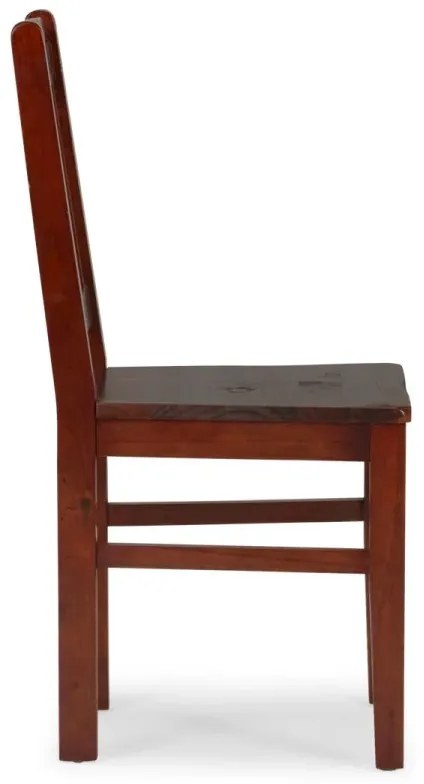 furniture-nabytek.cz - Sada 2 masivních dřevěných židlí Catello z borovice, hnědá, lakovaná