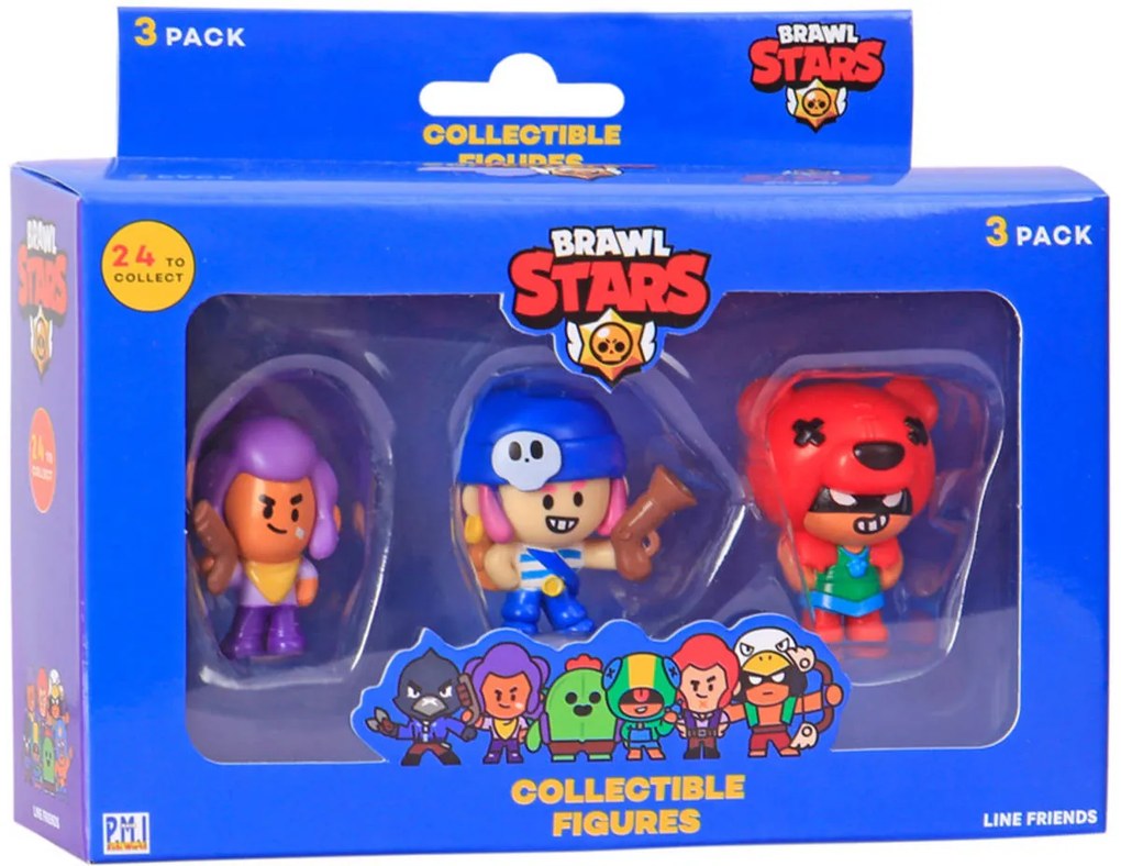 _Ostatní 1_ Brawl Stars 3 pack série 1 figurky sběratelské set 3ks různé druhy brw2021