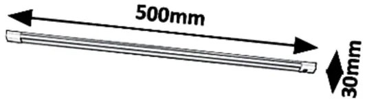 Rabalux 5674 - LED Stmívatelné podlinkové svítidlo HANSON LED/8W/230V