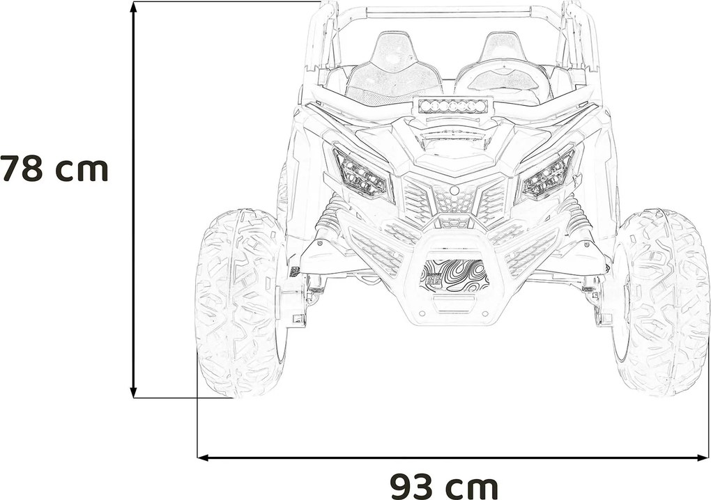 Ramiz Bugina Buggy SR SUPER 66 oranžové
