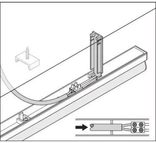 LED svítidlo LEDVANCE Linear Compact Batten 1500mm 25W/3000K teplá bílá