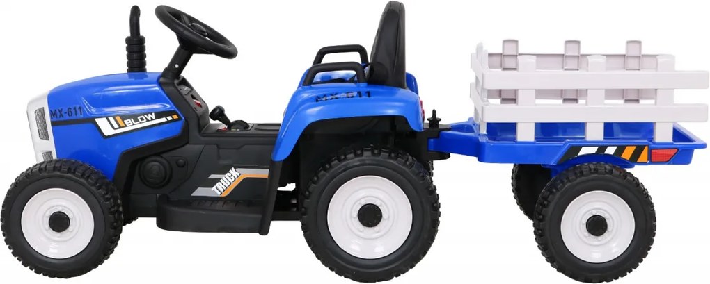 Ramiz Traktor s přívěsem BLOW modrý