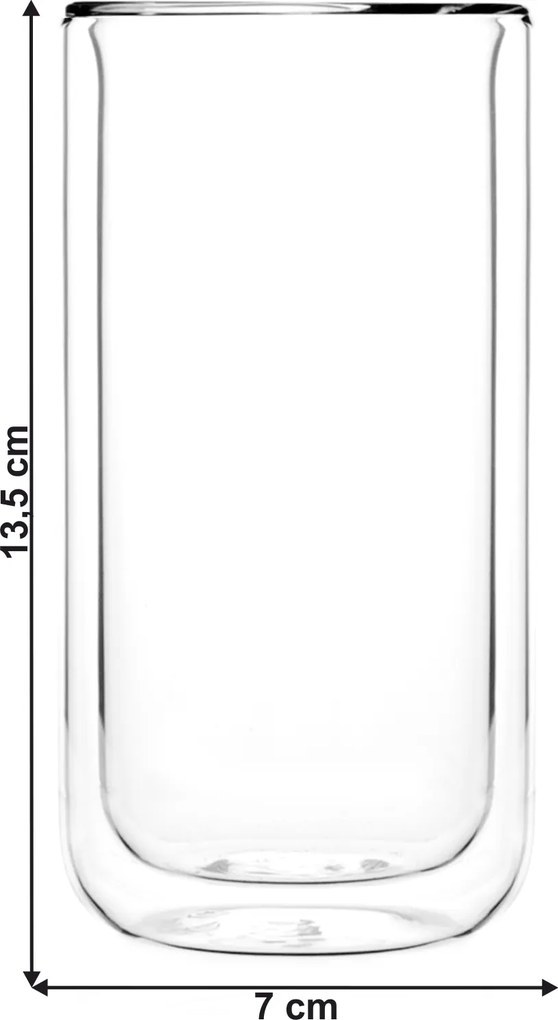 Termo sklenice, set 2 ks, na drink, 300 ml, HOTCOLD TYP 13