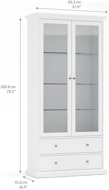 FALCO Čínský kabinet Frances 29 bílá