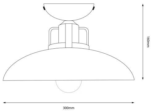 Brilagi - LED Přisazený lustr FLAMENGO 1xE27/60W/230V modrá