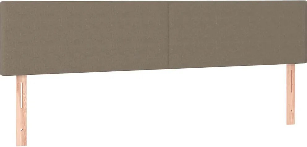Box spring postel s matrací taupe 120x190 cm textil 3270345