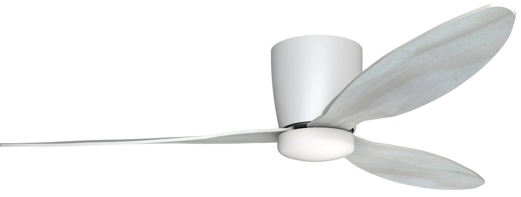 Stropní ventilátor Veneti CCT bílé/Oak s LED stmívatelný