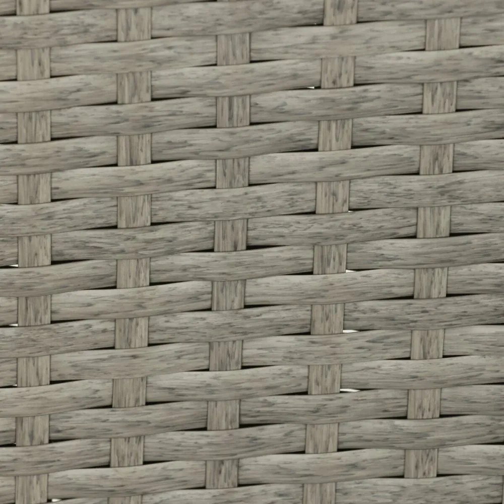 Zahradní sestava AZS-A1442 GREY, polyratan, šedá (111 x 62) cm