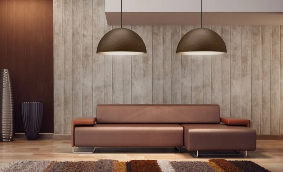 Doxis Dome 720 Textured závěsné led designové svítidlo Barva: Corten, Chromatičnost: 2700K