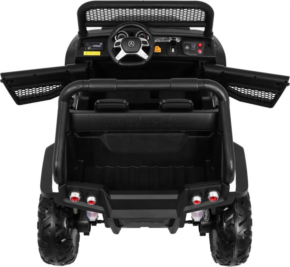 Ramiz Mercedes Benz Unimog elektrické autíčko pro děti bílé