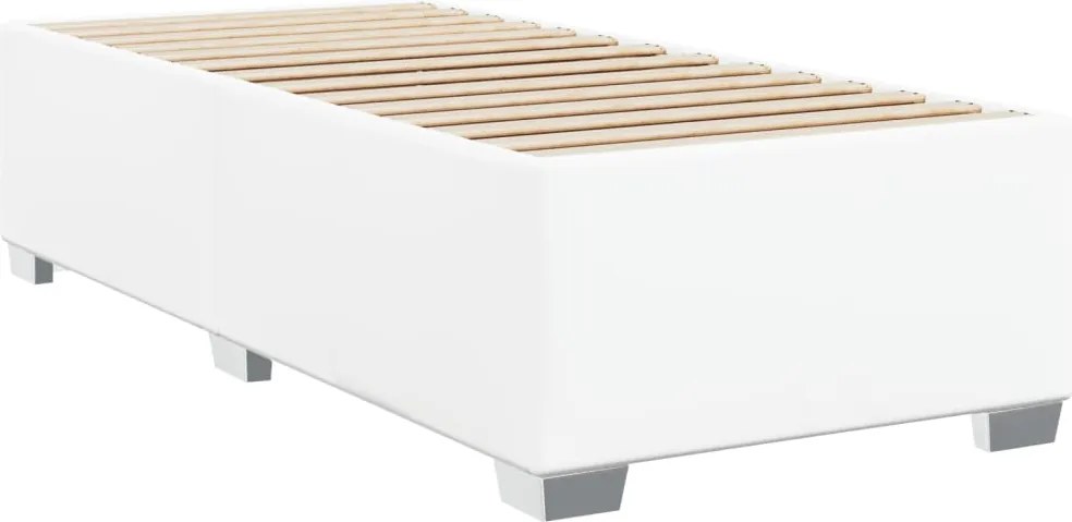 Rám postele bílý 80 x 200 cm umělá kůže 3284533