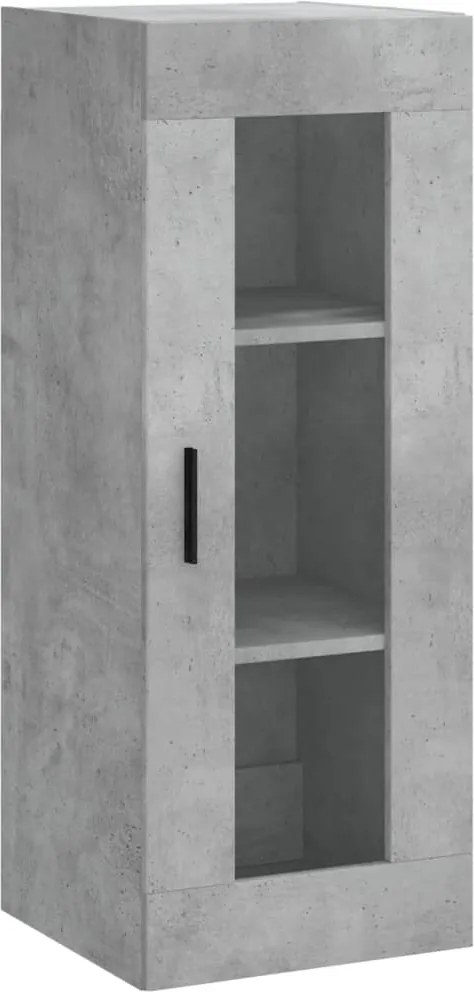 Skříň highboard betonově šedá 34,5x34x180 cm kompozitní dřevo 3199381