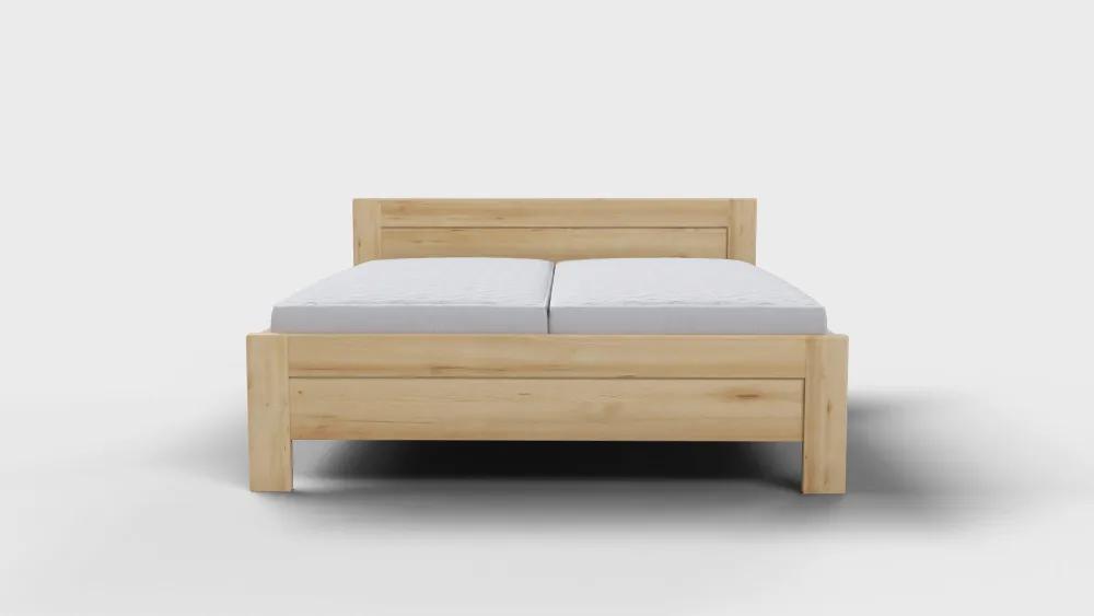 Ekointerier Šiva 96 postel - buk průběžný Moření: č. 10 - bílá, Rozměr: 80 x 200 cm