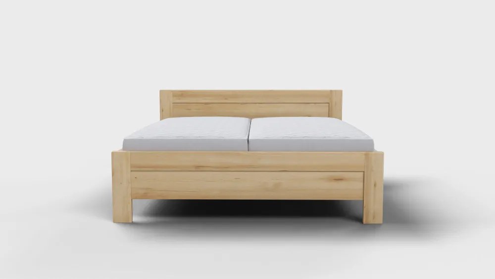 Ekointerier Šiva 96 postel - buk průběžný Moření: č. 108 - mahagon, Rozměr: 90 x 200 cm