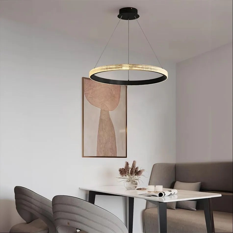 Toolight Toolight, LED stropní svítidlo, 4000K, 24W, APP1512-CP, černá, OSW-05473