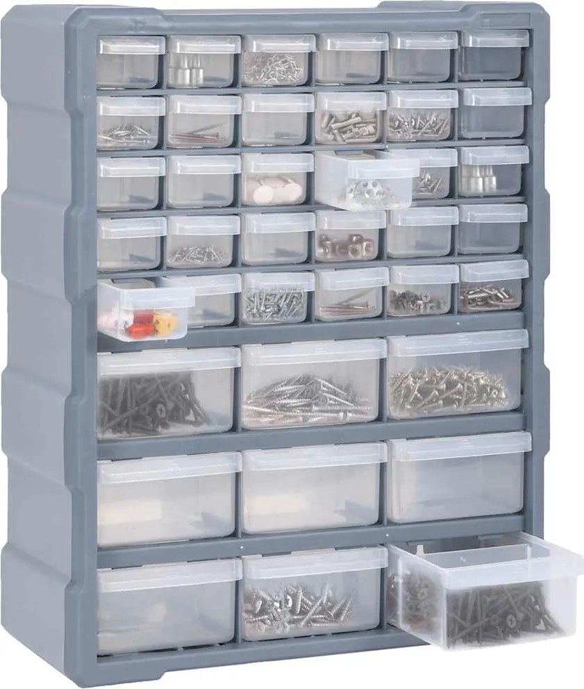 Organizér s 39 zásuvkami 38 x 16 x 47 cm 147586