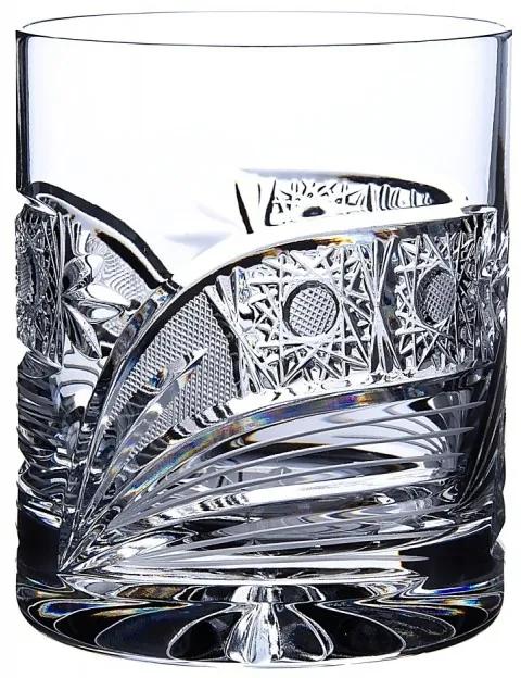 Onte Crystal Bohemia Crystal ručně broušené sklenice na whisky Kometa 330 ml 2KS