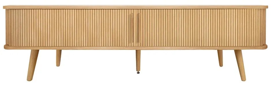 TV stolek v dekoru dubu v přírodní barvě 178x50x40 cm Rove – Woodman
