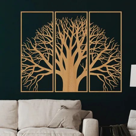 Vícedílný obraz Strom života – Elegantní dřevěné dekorace | SENTOP HDF0190
