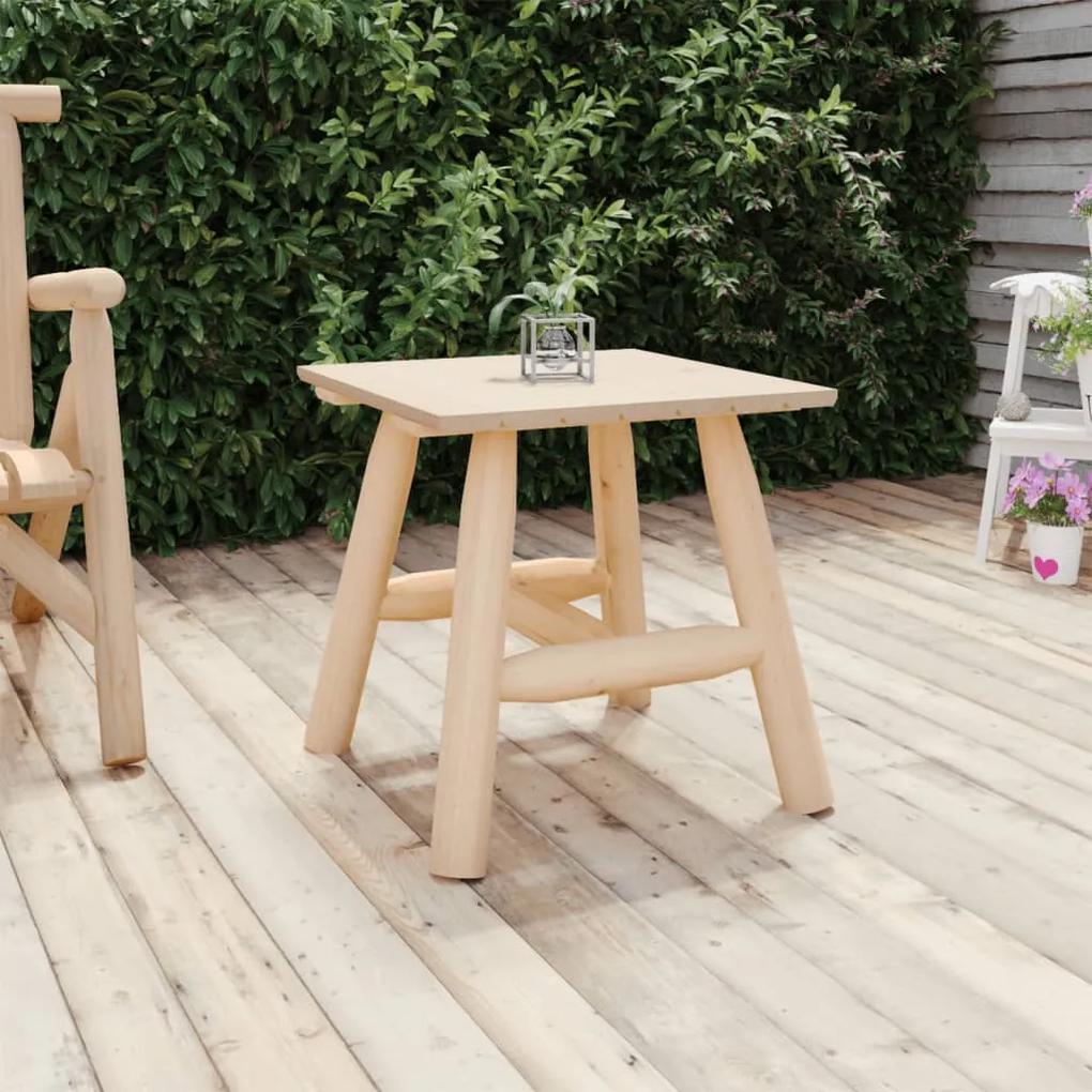 Odkládací stolek 49 x 49 x 50 cm masivní smrkové dřevo - Default Title